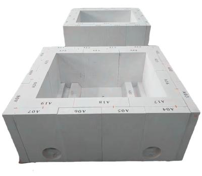 China Monofrax S-3 S-4 S-5 AZS Bricks Fused Cast Zirconia Corundum Bricks for Glass Furnace for sale