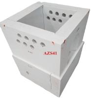 China Zircon Mullite Glass Kiln Used Azs Brick Customized Size 40T Inventory in High Demand for sale