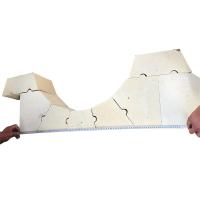 China SiO2 Glass Furnace Repair Silica Fire Brick with Zero Expansion Refractory Standard for sale