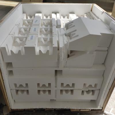 China Common Refractoriness Silica Combustor Chamber Refractory Brick for Glass Tank Furnace for sale