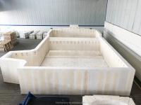 China 3.7 g/cm3 Bulk Density Zirconia-Corundum Block Refractory for Auto Glass Feeding Tubes for sale