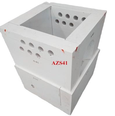 China -Supplied Alumina Block for Mullite Zircon Corundum Refractory Brick Raw Crystal Glass for sale