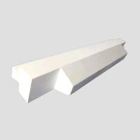 China High Temperature Resistance Customizable Quartz Gate Brick with SiO2 Raw Material for sale