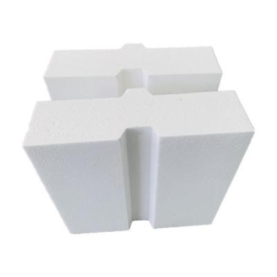 China Block For Glass Kiln Zirconium Aluminum Refractory Azs Brick with SiO2 Content % 13% for sale