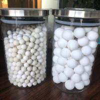 China White High Alumina Ball Refractory Balls for High Density Ceramic Corundum Durability for sale