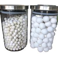 China 55% MgO Content Refractory Alumina Ceramic Balls for High Temperature Shift Furnace for sale