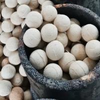China Long-Lasting White Media Resistant Refractory Ceramic Zirconia Alumina Grinding Ball for sale