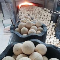 China SiC Content % 0 Alumina Ceramic Refractory Ball for Furnace Support and Covering Packing for sale