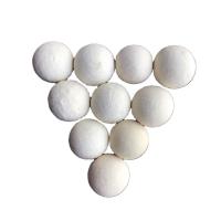China High Density Grinding Alumina Ball 5mm with Al2O3 Content 65%-95% in Light Yellow for sale