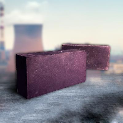 China Low Porosity No Burnt Magnesia Chrome Brick for Electric Arc Furnace Operations for sale