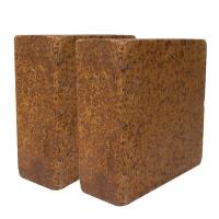 China Fe2O3 4-5% Magnesia Iron Spinel Brick for Long-lasting Cement Rotary Kiln Burning Zone for sale
