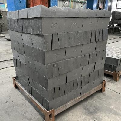 China Kaolin Material Boiler Fire Resin Bonded 30/20 Black Magnesia Carbon Brick For Stove for sale