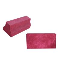 China Chrome Refractories Brick For Skid Rail Pink Corundum F36 with CrO Content 12% and Customized Size for sale