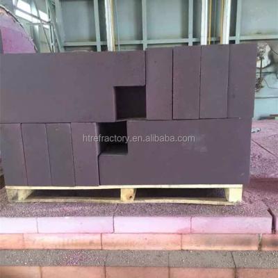 China Customized Size Breathable Chrome Corundum Mullite Silicon Refractory Casting Brick for sale