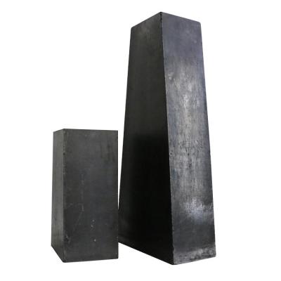 China Kaolin Material Boiler Fire Resin Bonded 30/20 Black Magnesia Carbon Brick and for Stove for sale