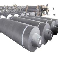 China Refractory Supplies Black Graphite Electrode for Electric Arc Furnaces for sale