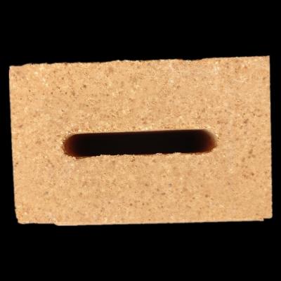 China Yellow 92% Alumina Ceramic Wear Resisting Plain Brick for Tough Applications for sale