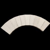China 20-80Mpa Cold Crush Strength High Alumina Ceramic Lining Plate for Abrasive Alumina for sale