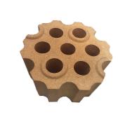 China Hot-Blast Furnace High Aluminum Checker Bricks with Bulk Density of 2.0-2.5g/cm3 for sale