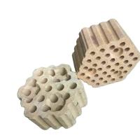 China Electric Arc Furnace Fire Proof Checker Brick Made of Light Yellow Calcined Bauxite for sale