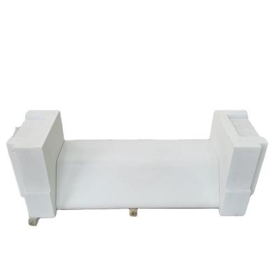 China Max 1 SiO2 Content Fused Cast Alpha Beta Alumina Lip Brick for Float Glass Furnaces for sale
