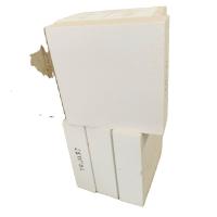 China Refractoriness Degree 1770° Refractoriness 2000° Customized White Corundum Brick Block for sale