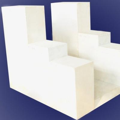 China Customizable Fused Electrocast Block AZS Refractory Brick for Glass Furnace for sale