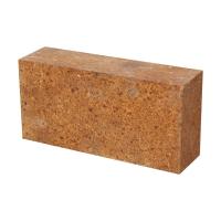 China Dark Magnesia Alumina Spinel Curved Refractory Fire Bricks for Cement Production Kiln for sale