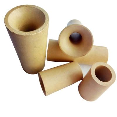 China 0.34% CaO Content Refractory 95% Zirconia Metering Nozzle for Steel Casting for sale