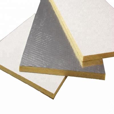 China Temperature Glass Wool Blanket With Yellow Aluminium Foil and Temperature Resistance for sale