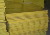 China Temperature Glass Wool Blanket With Yellow Aluminium Foil and Temperature Resistance for sale