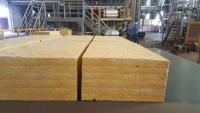 China Temperature Glass Wool Blanket With Yellow Aluminium Foil and Temperature Resistance for sale