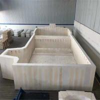 China Electrocast Fused Cast AZS Refractory Kiln Fire Bricks for Glass Furnace at Lower for sale