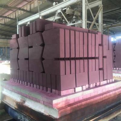 China Clay Dolomite Magnesia Chrome Azs Corundum Mullite Silicon Carbide Carbon High Alumina Block for sale