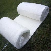 China Spuned Ceramic Fiber Bulk Fireproof Thermal Insulation Blanket with Customerized Length for sale