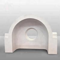 China High Zircon Fire Brick for Glass Furnace Bulk Density ≥5g/cm3 MgO Content 0.01-0.12% for sale