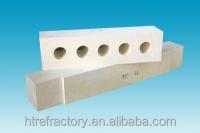 China Standard Size Refractory Sillimanite Orifice Brick for Glass Furnace Feeder Channels for sale
