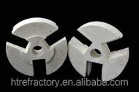 China Standard Size Refractory Sillimanite Orifice Brick for Glass Furnace Feeder Channels for sale