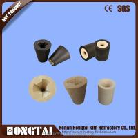 China Zirconia Ceramic Nozzle Inserts for Tundish Metering Nozzle Fe2O3 0.1% ZrO2 HfO2 95-96% for sale