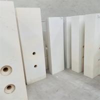 China 13% SiO2 Content White Fused Cast Azs Blocks for Glass Furnace Refractory Materials for sale