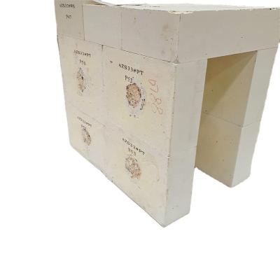 China Fused Casting AZS PT-Normal Casting Brick for Glass Furnace Tuckstons 0% SiC Content for sale
