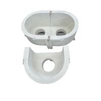 China AZSPT33 Casting Brick for Glass Kiln Feeder Spout High Refractoriness and Durability for sale