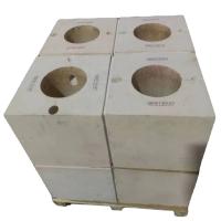 China AZSPT33 Casting Brick for Glass Kiln Feeder Spout High Refractoriness and Durability for sale