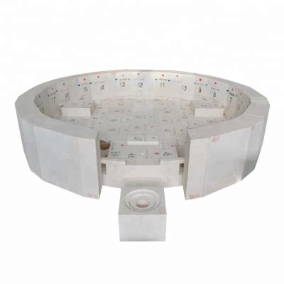 China Cutting Processing Service Fused Cast Zirconia Corundum Brick for Glass Manufacturing for sale