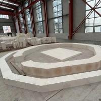 China High Refractoriness Left and Right Gable AZS Fused Cast Zirconia Alumina Silica Brick for sale