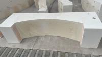 China Fused AZS Bricks for Glass Kiln Doghouse Section Corner Brick/Arch Brick/Back Arch for sale
