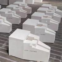 China 40-52% Al2O3 Content AZS Spouts Stirring Rods for Special Shaped Glass Furnace Burners for sale