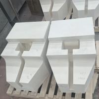 China Customized AZS Spouts for Pharmaceutical Glass Tube Production Solutions in White for sale