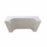 China Bulk Density ≥3.9 Al2O3 High Temperature Resistant 1800C AZS Fused Brick for Industrial for sale