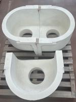 China Oxidized Fused Cast AZS Firebrick for Glass Kiln Customized by Henan Refractory Brick for sale